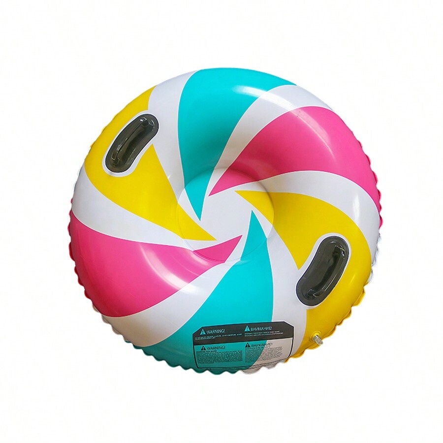 Cross-Border PVC Inflatable Skiing Ring, Thick & Cold-Resistant Outdoor ...