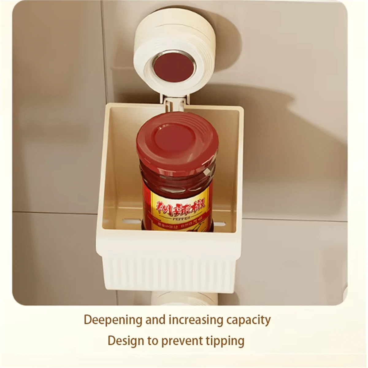 High Capacity Wall Mounted Kitchen Cabinet Organizer Drainage Storage ...