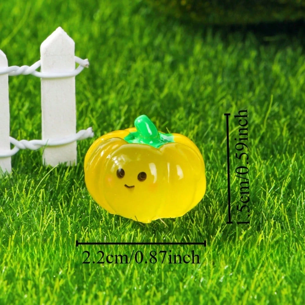 8pcs New Realistic Small Vegetable Miniature Decor, Cute Glow-In-The ...