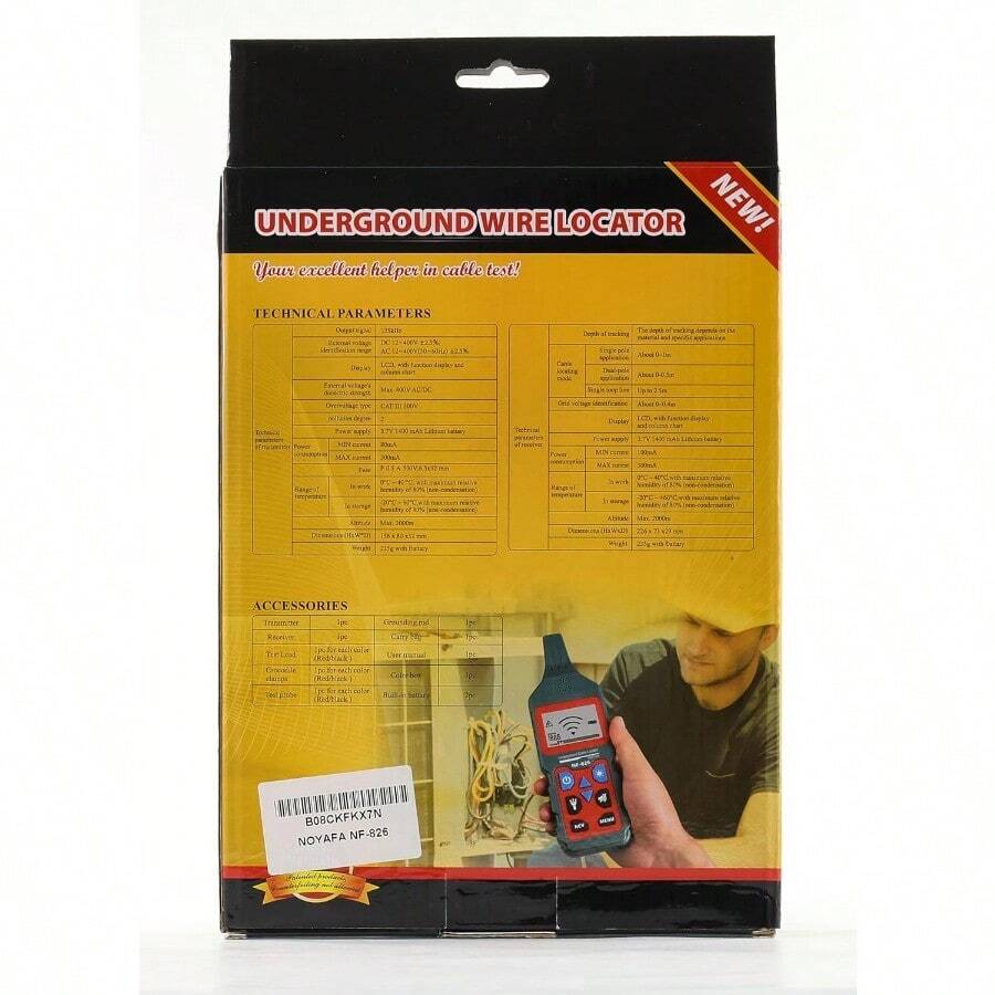 NOYAFA NF-826 Underground Cable Tester Wire Locator Tracker Detector ...