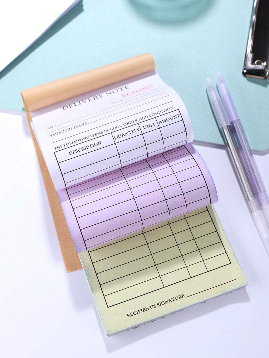 1 Piece English Delivery Note, Receipt, Invoice, 2-Ply Or 3-Ply Sales ...