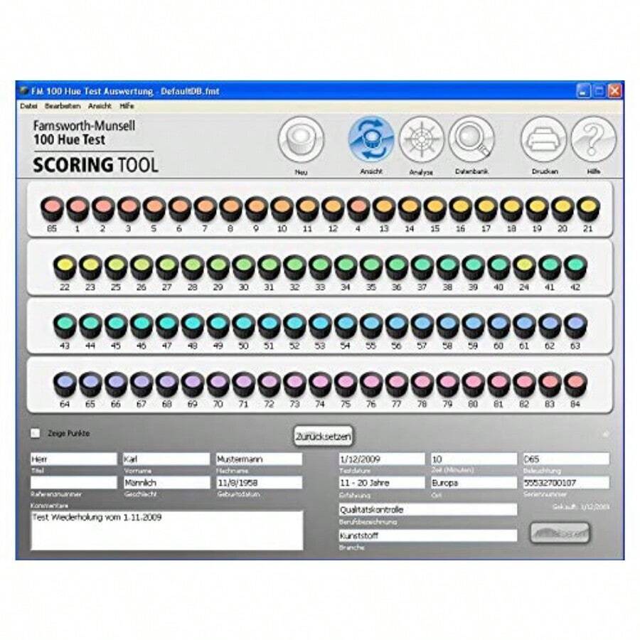 Farnsworth Munsell 100 Hue Test | Color Vision Analysis Tool | | SHEIN USA