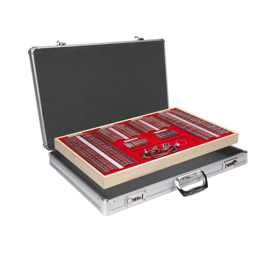 266 Pcs Optometry Kit Metal Frame Aluminum Frame Trial Lens Set With ...