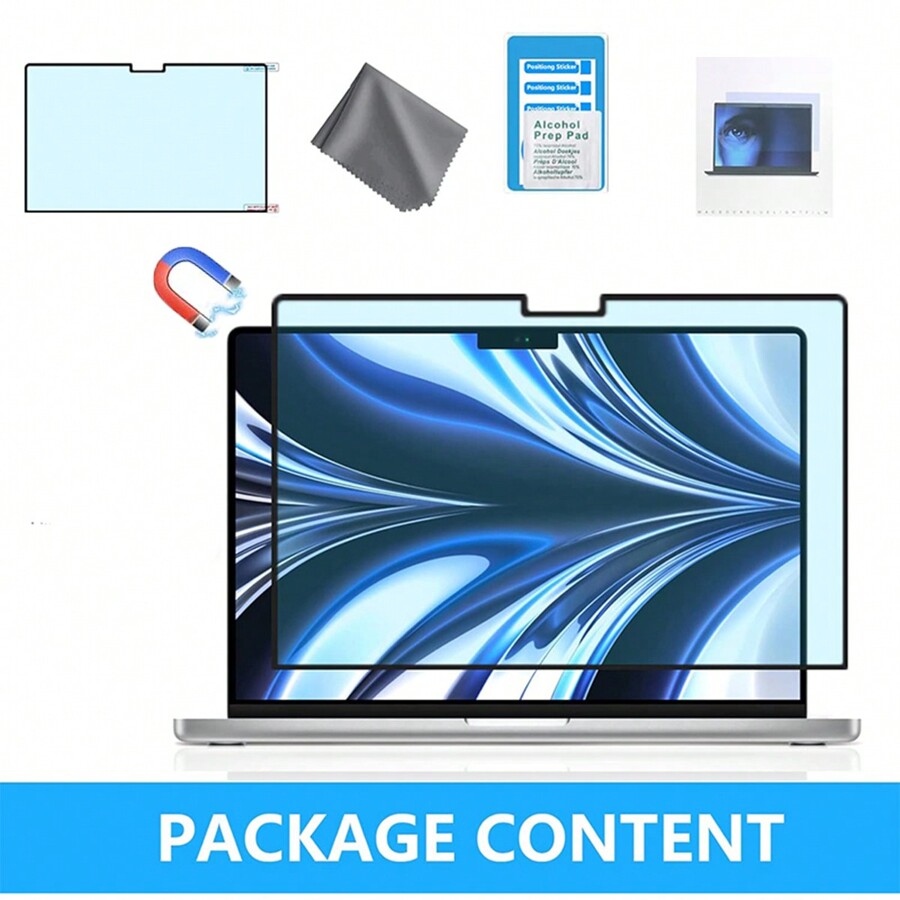 [1pc]For Screen Anti-Blue Light Film, PET Material Soft Film, Magnetic ...