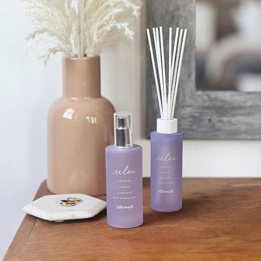 Allswell Relax (Lavender + Jasmine + Chamomile) Scented Room & Linen ...