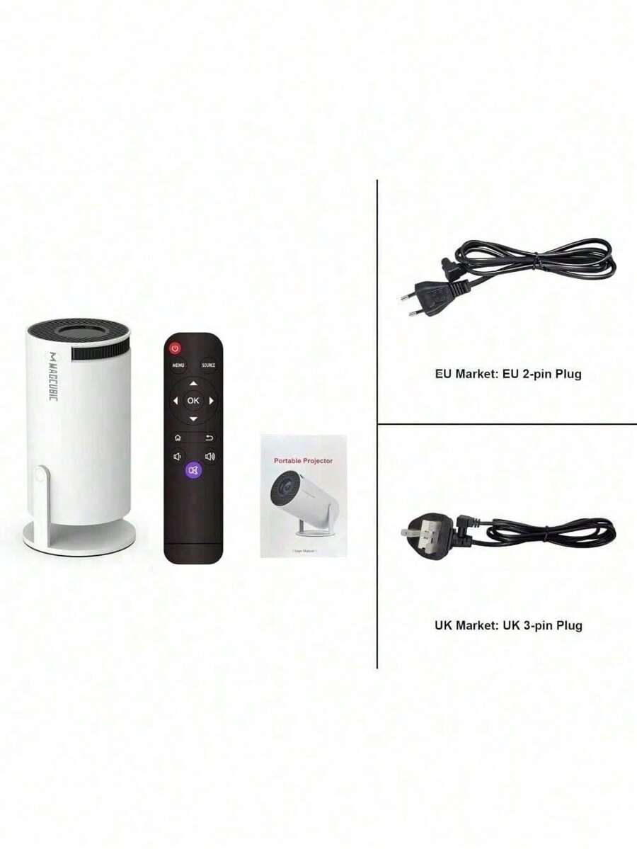 Mini proyector, Magcubic HY300 con corrección automática de distorsión ...