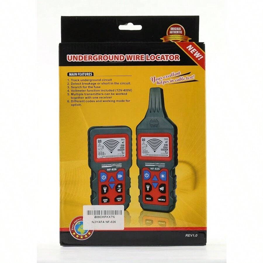 NOYAFA NF-826 Underground Cable Tester Wire Locator Tracker Detector ...