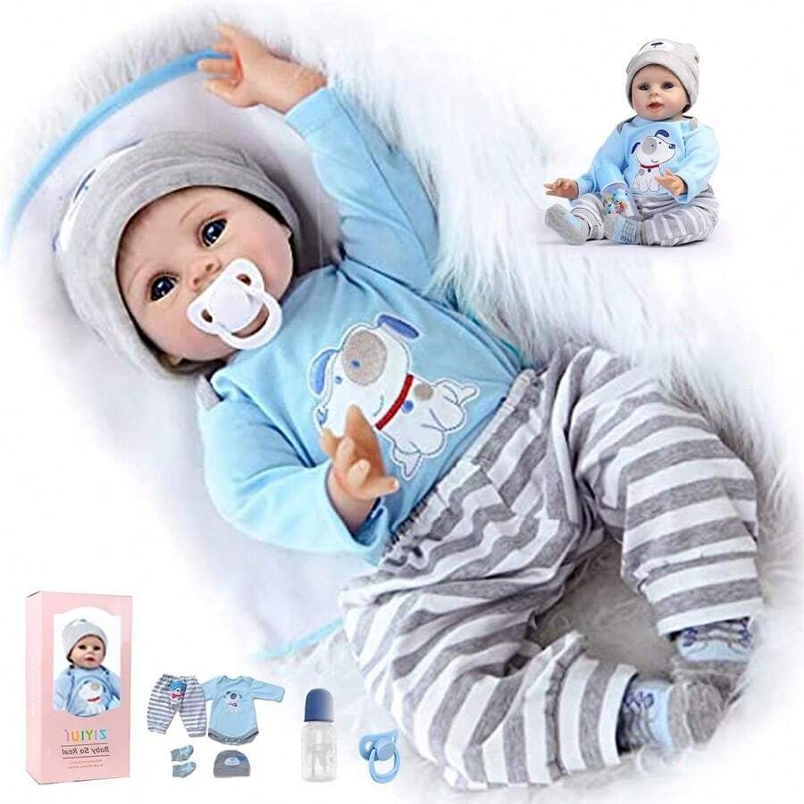 Vivid Rebirth Baby Doll -20 Inch Baby Soft Body Realistic Newborn Baby ...