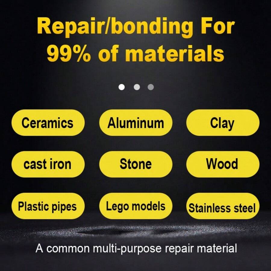Y-RED Putty Iron Glue, Strong Repair Iron Mud Modeling Adhesive, High ...