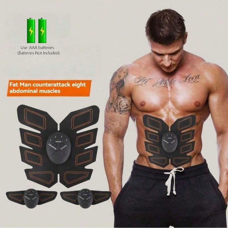 EMS Abdominal Health Device Eight Piece Abdominal Muscle Patch Slouchy ...