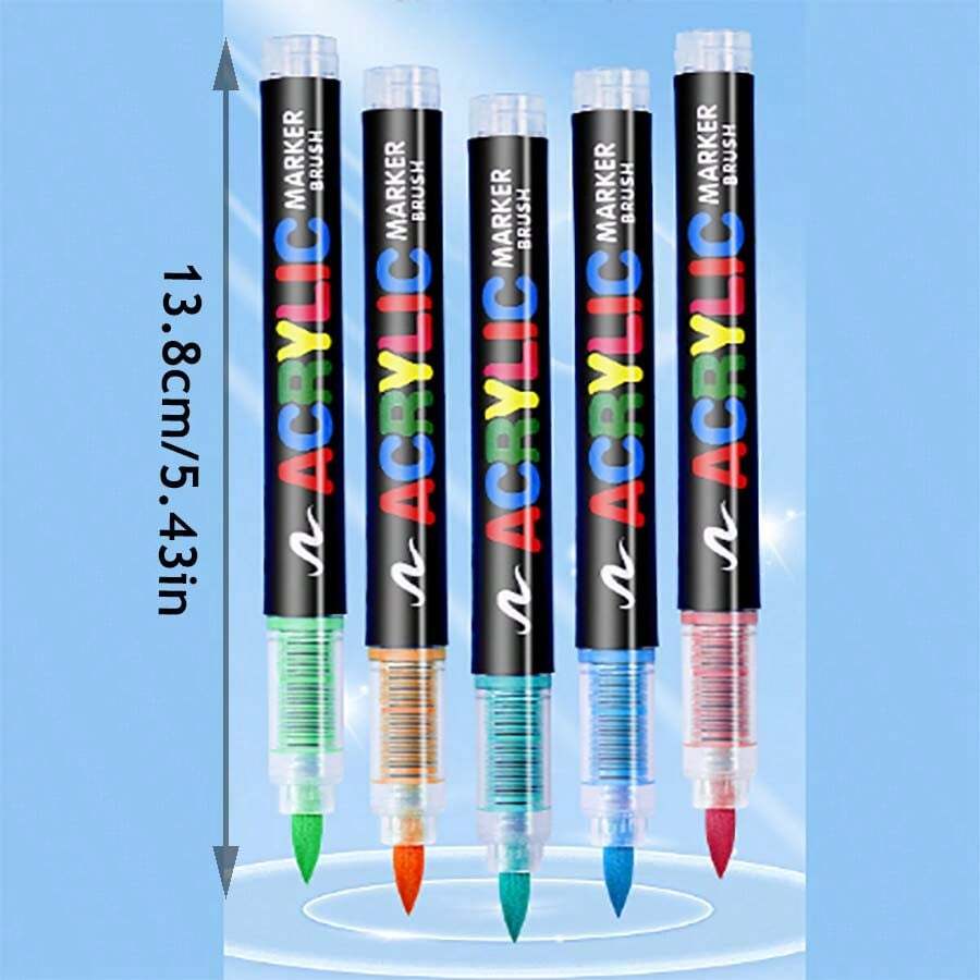 Guanna 8101 Liquid Acrylic Art Marker Pen Color Drawing Water-Based ...