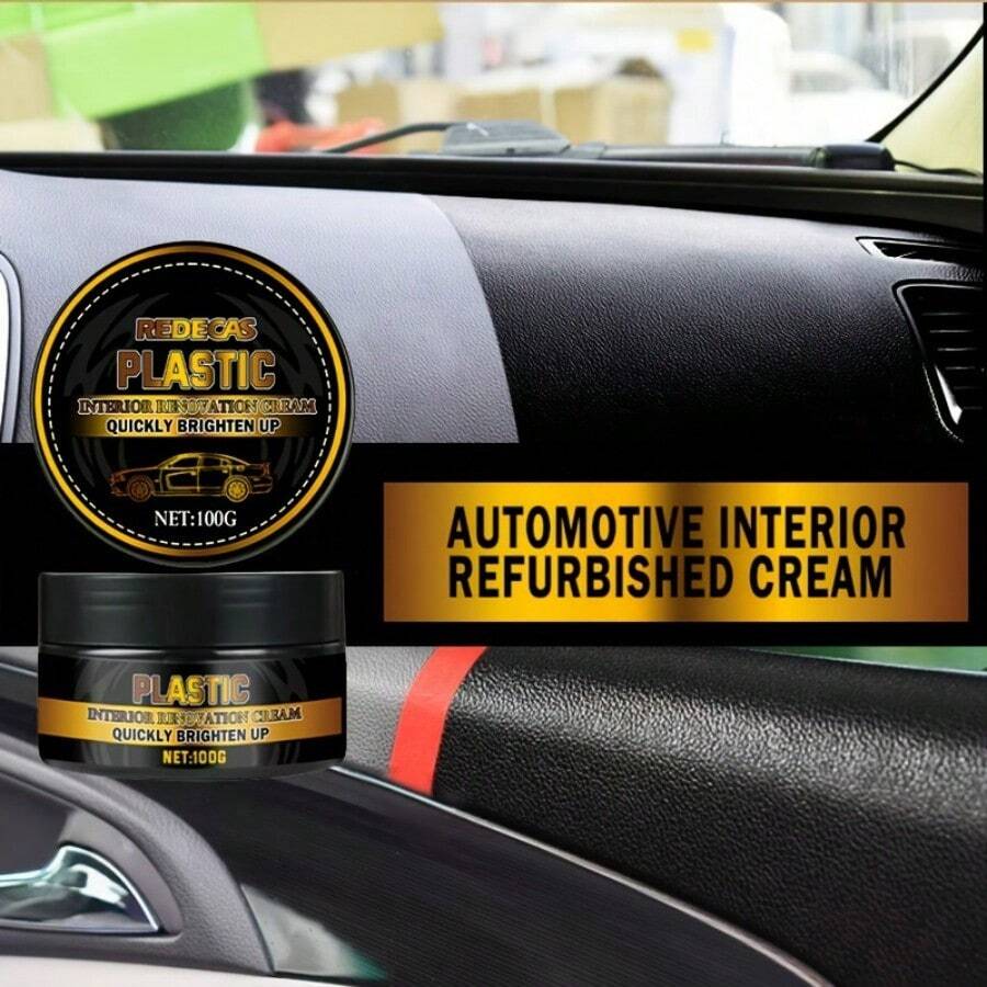 1pc Car Plastic Parts Refinish Paste, Interior Maintenance & Polishing For Lasting Shine ...