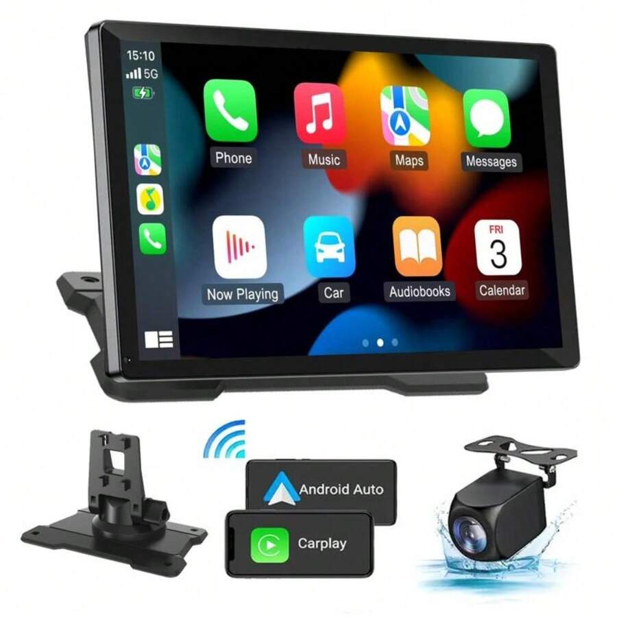 [Pierden] 2024 Newest IPS Touchscreen Wireless Portable Stereo AC/AA ...