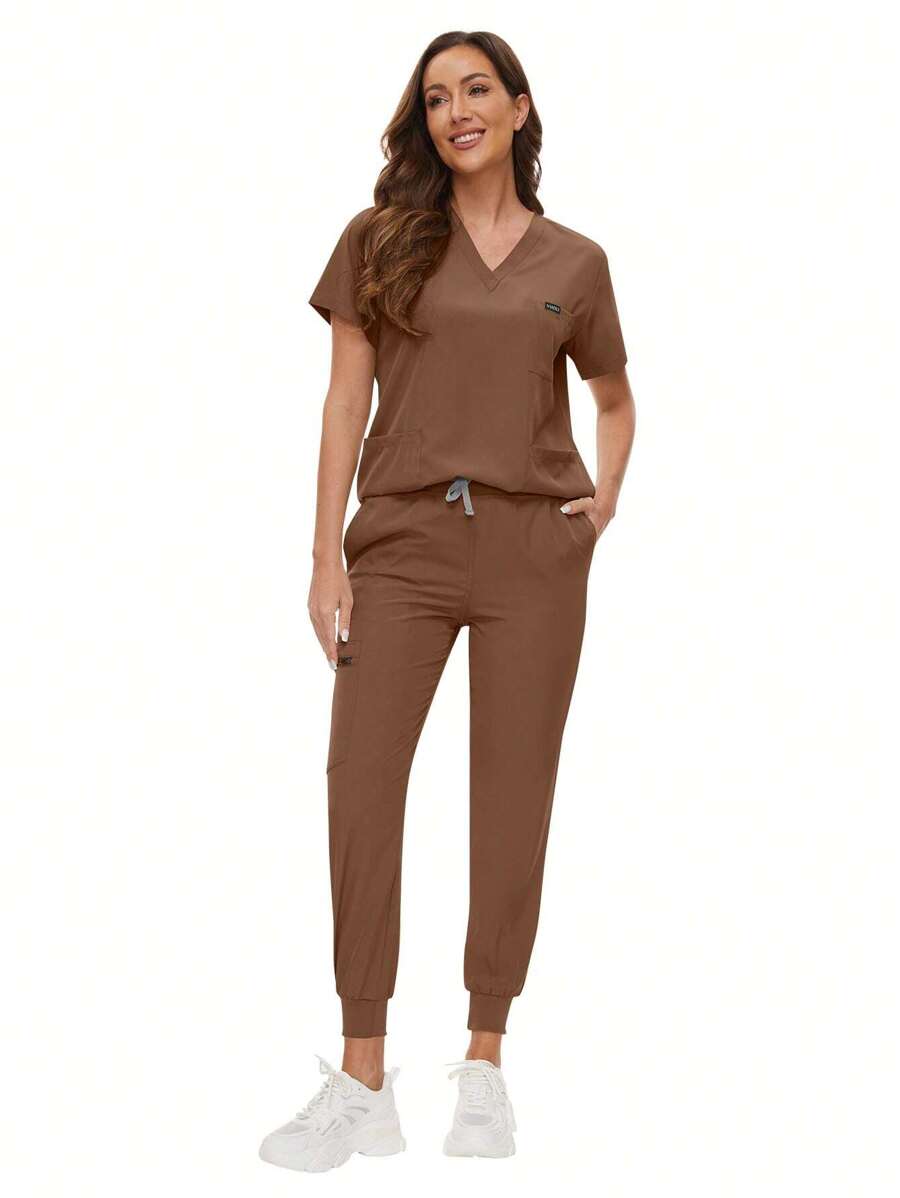 Surgical Uniforms Woman Scrub Set Nurse Beauty Salon Workwear Clinical ...