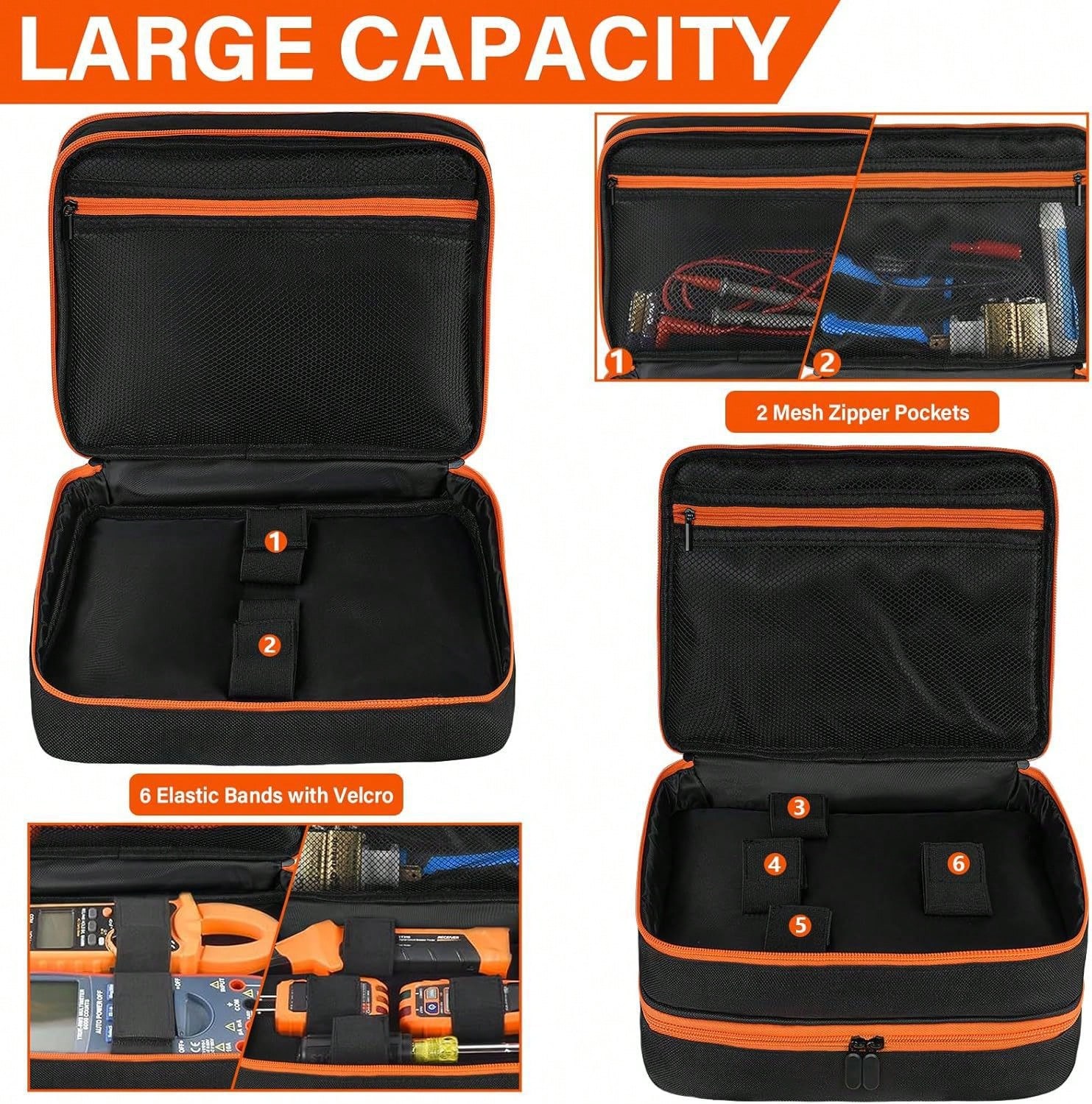 Multi-Function Electric Tester Pen Storage Bag, Multimeter Circuit ...