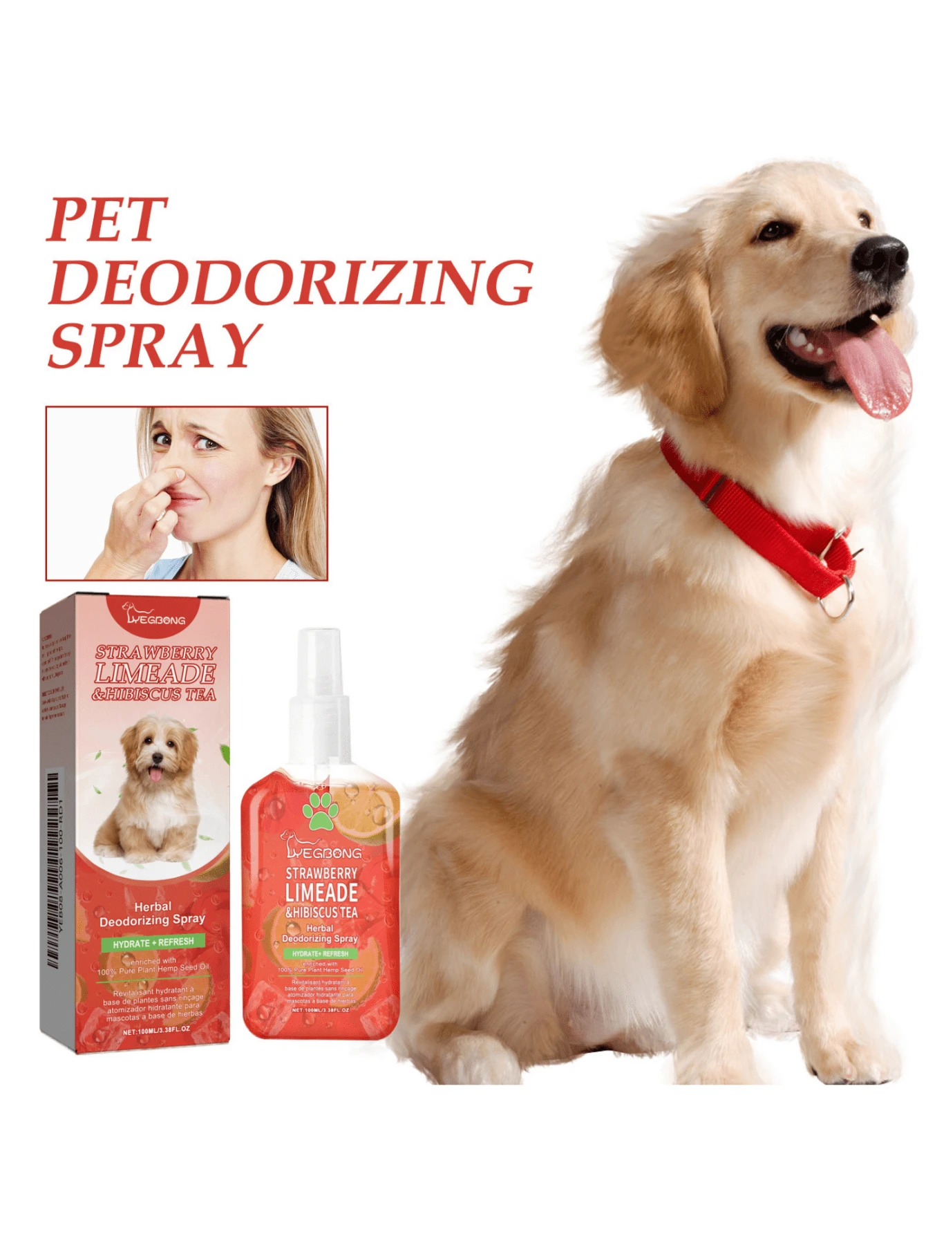 Pet Deodorant Spray For Cats And Dogs To Remove Urine Odor And ...