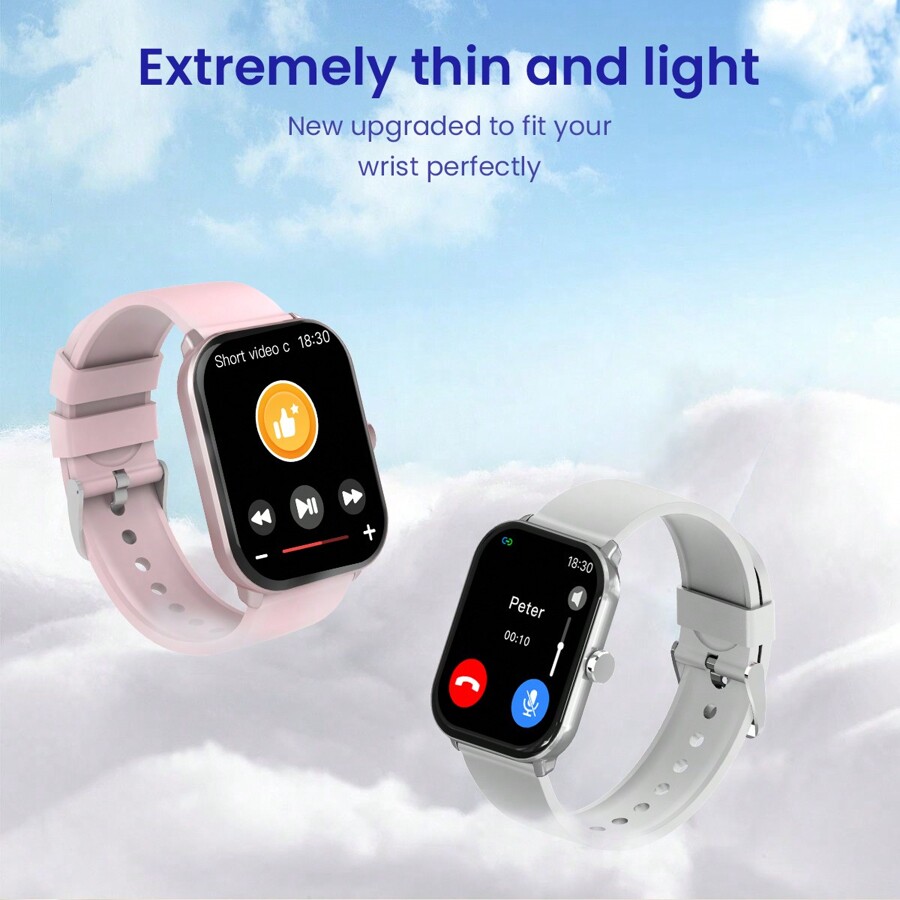 SIMSONLAB 2,01 inch TFT HD-scherm Sportief smartwatch, BT5.4 100 ...