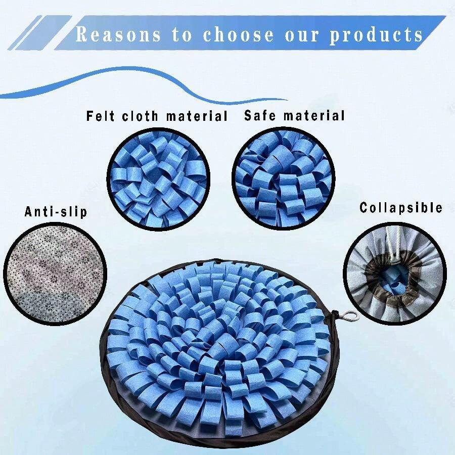 Snuffle Mat For Dogs, Interactive Sniff Mat For Slow Eating And Keep ...