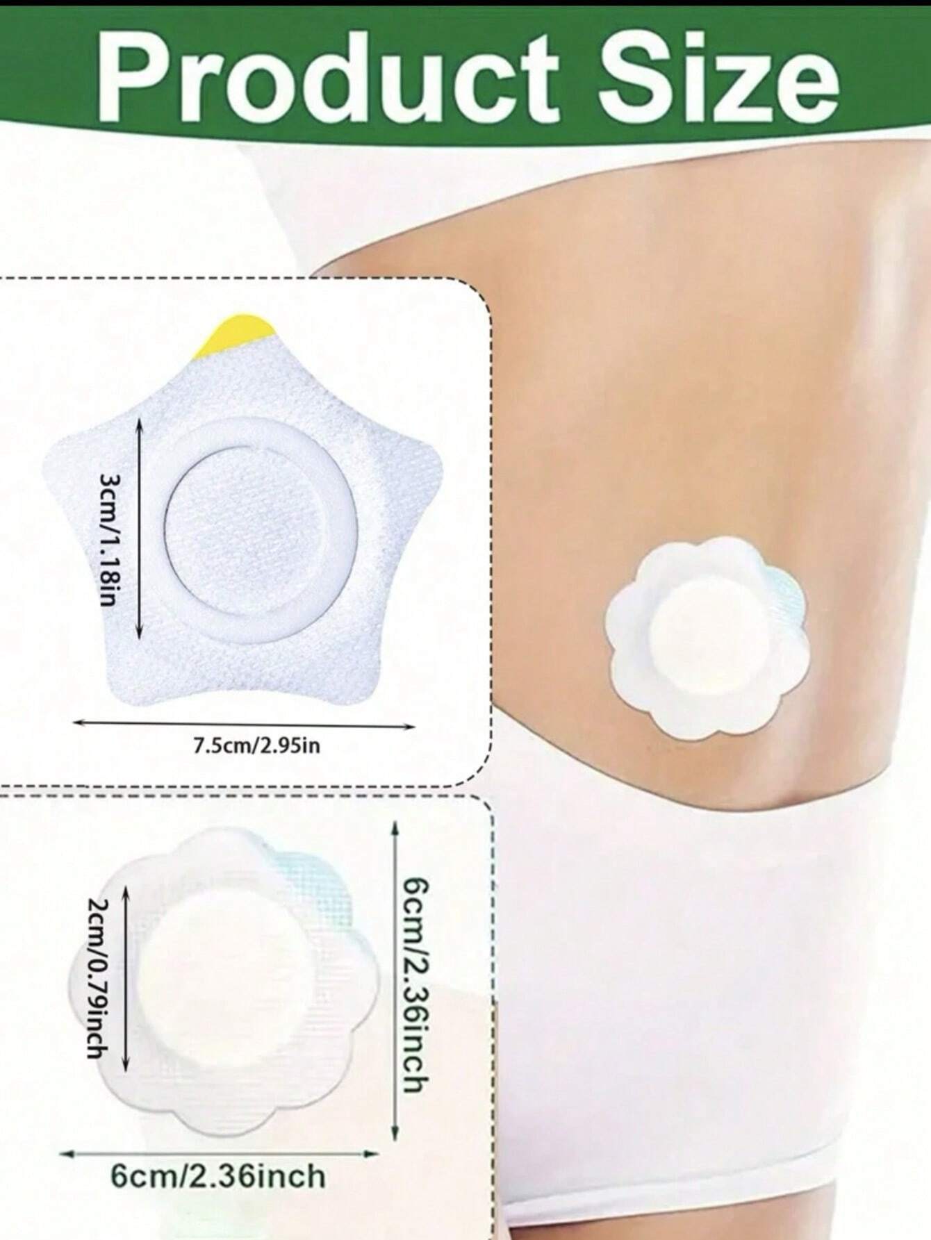 Low Allergenic Blank Navel Patch, Leakage Prevention Acupoint Patch ...