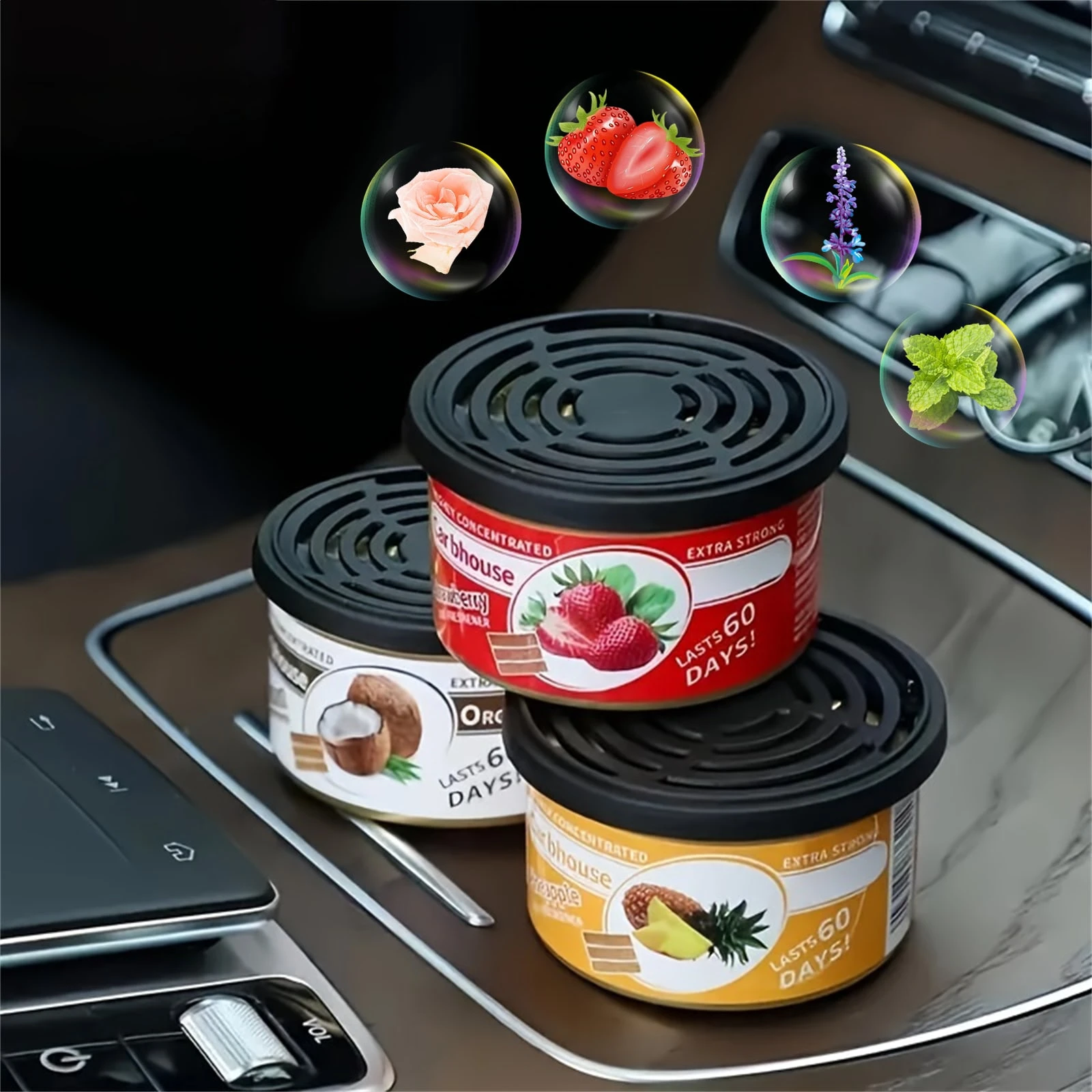 A Wooden Car Air Freshener With Long-Lasting Fragrance, No Need To Plug ...