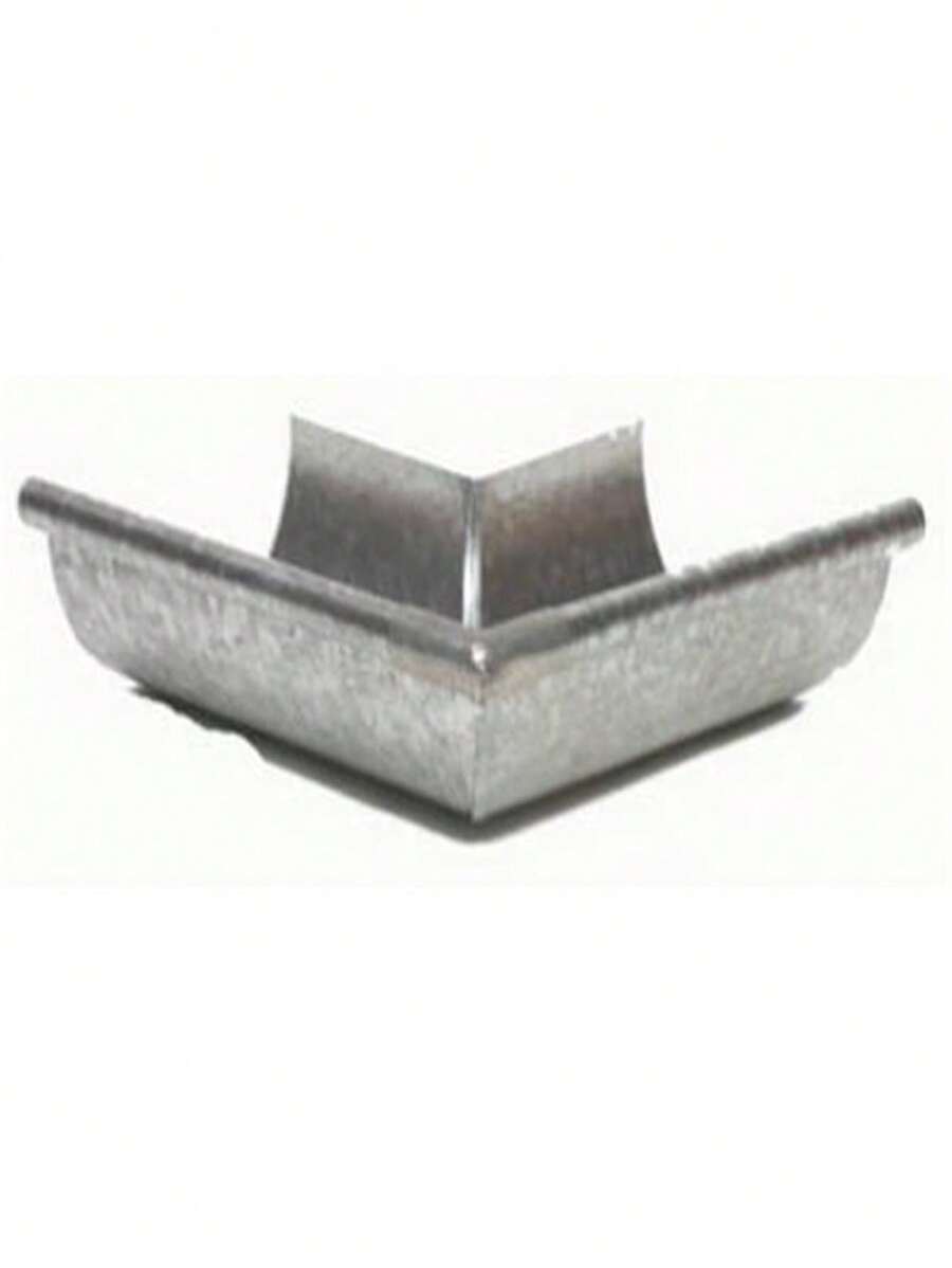 Amerimax Home Products LOS265 5 In. Galvanized Outside Gutter Half ...