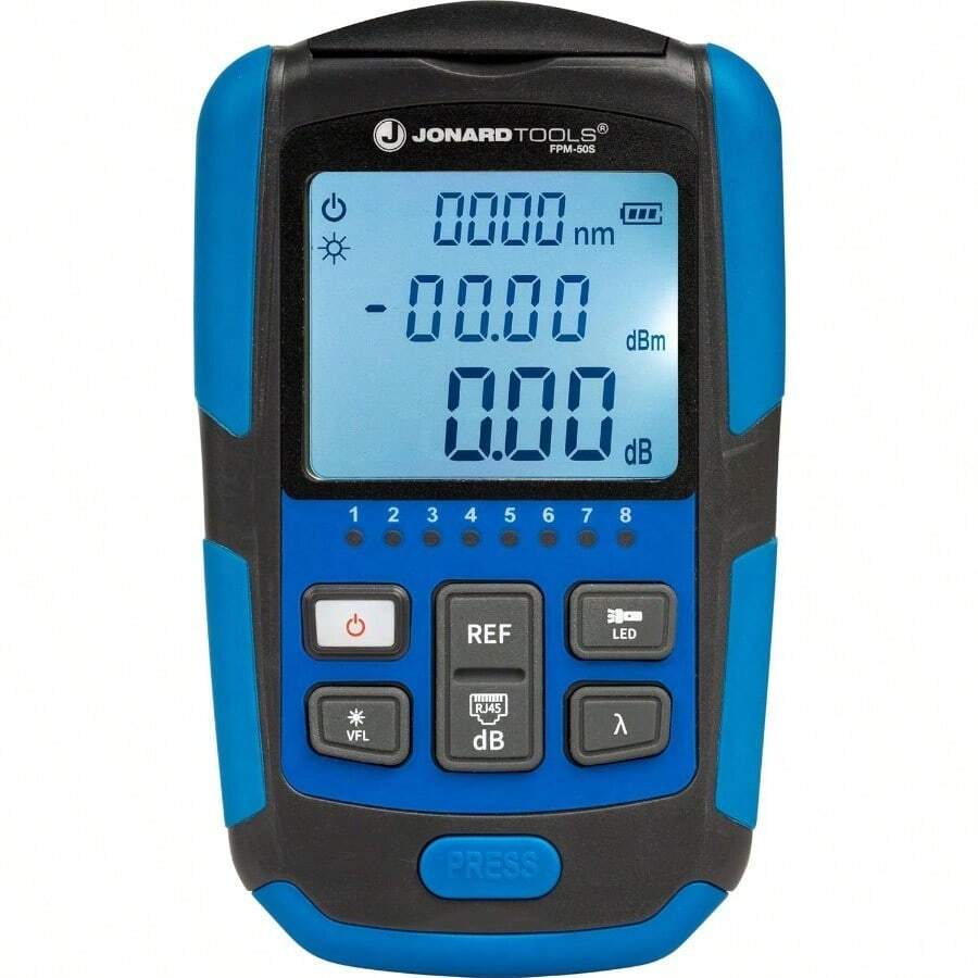 Jonard Tools FPL-5555 Fiber Power Meter (-50 To +26 DBm) W/Data Storage ...