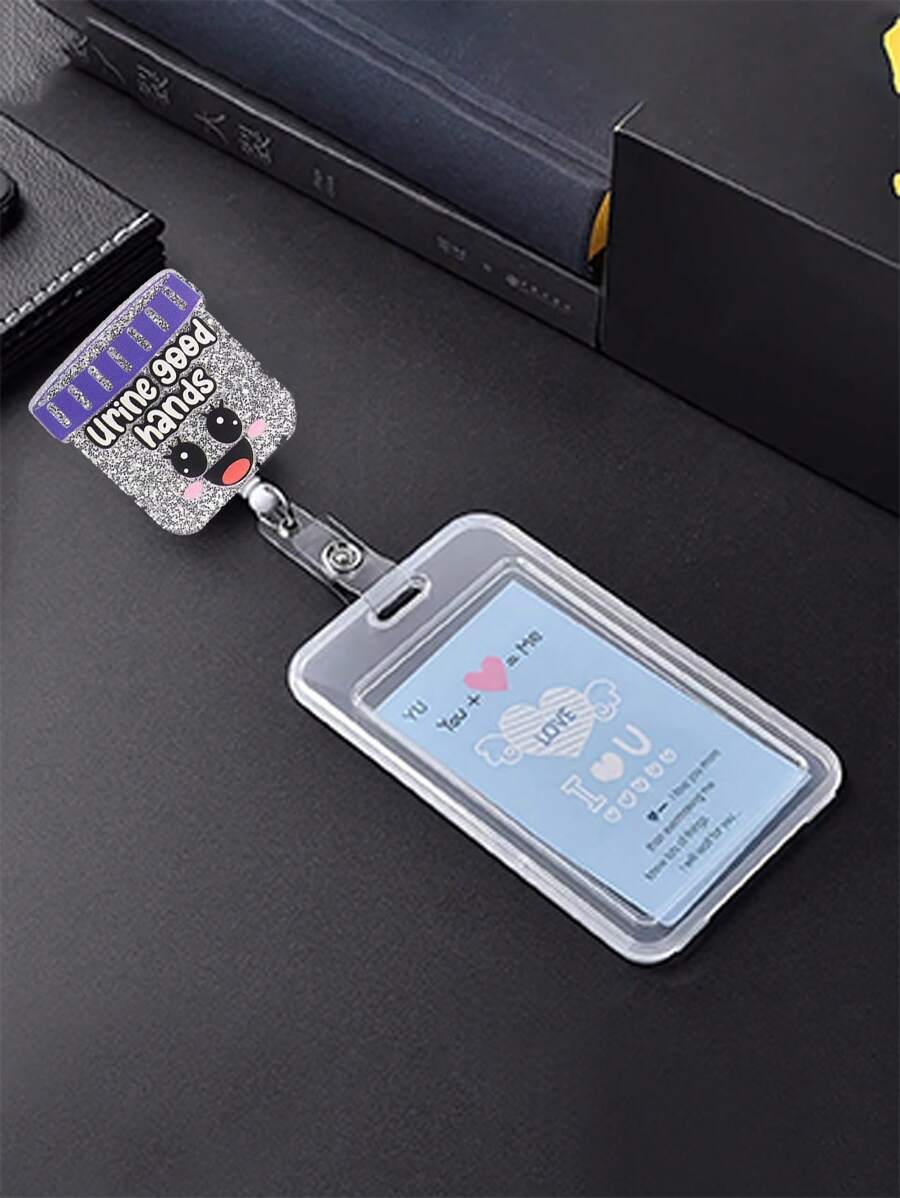 1 Badge Scroll, Badge Clip, ID Card Strap Suitable For Hospital ...