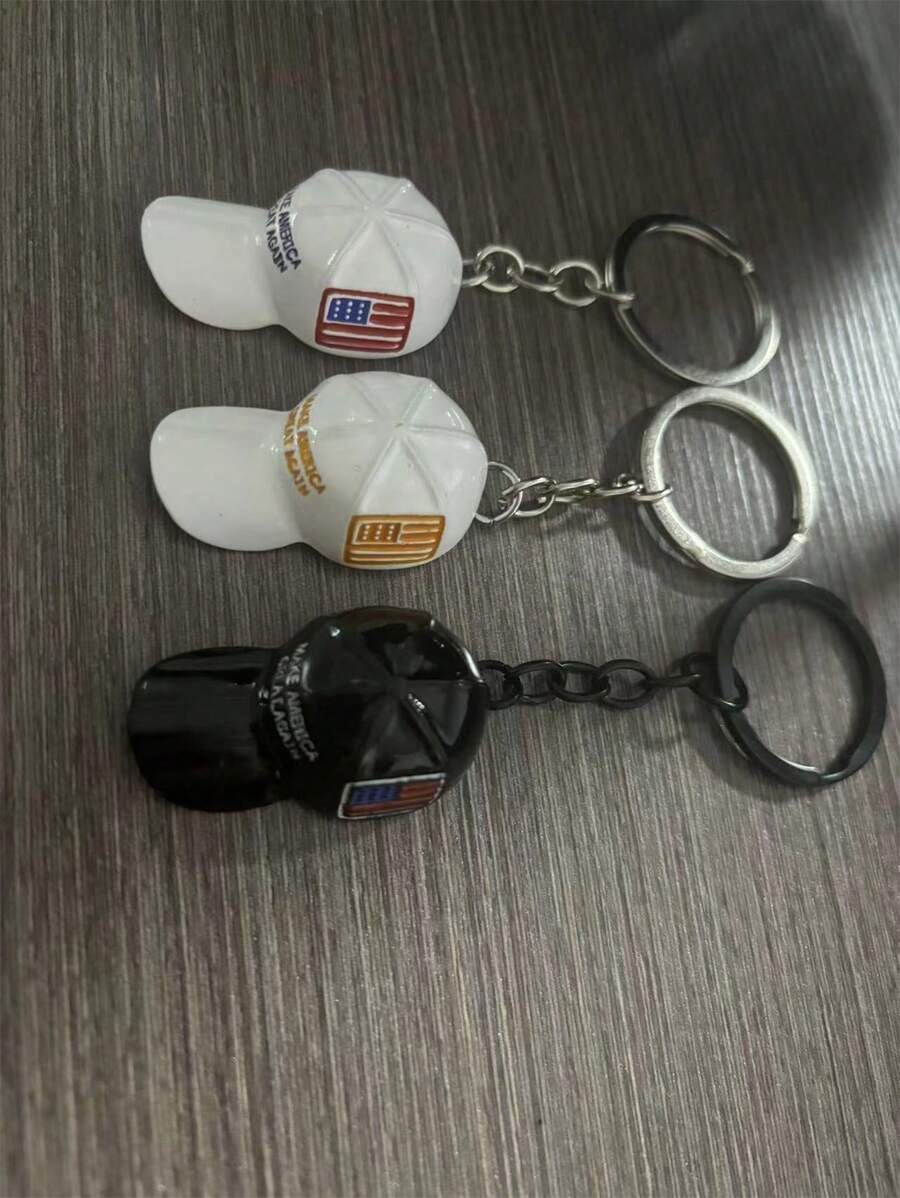 European And American Hip Hop Baseball Cap Keychain, Fashionable Street ...
