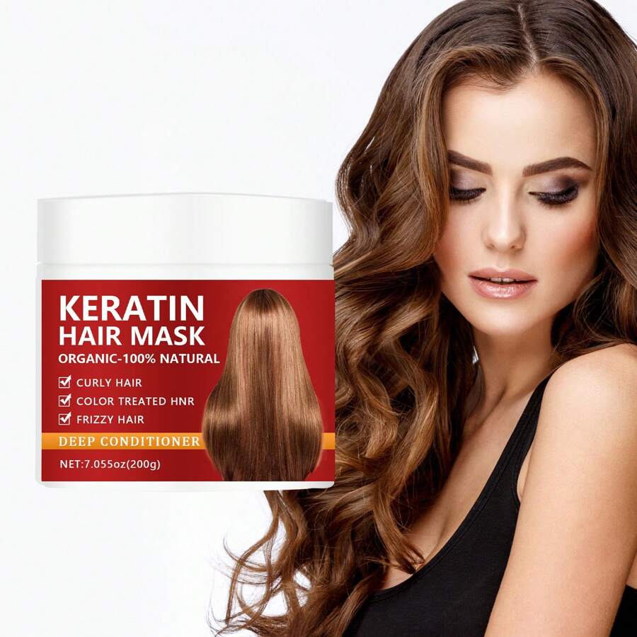 200g Keratin Hair Mask - Deeply Nourishes And Restores, Enhances Color ...
