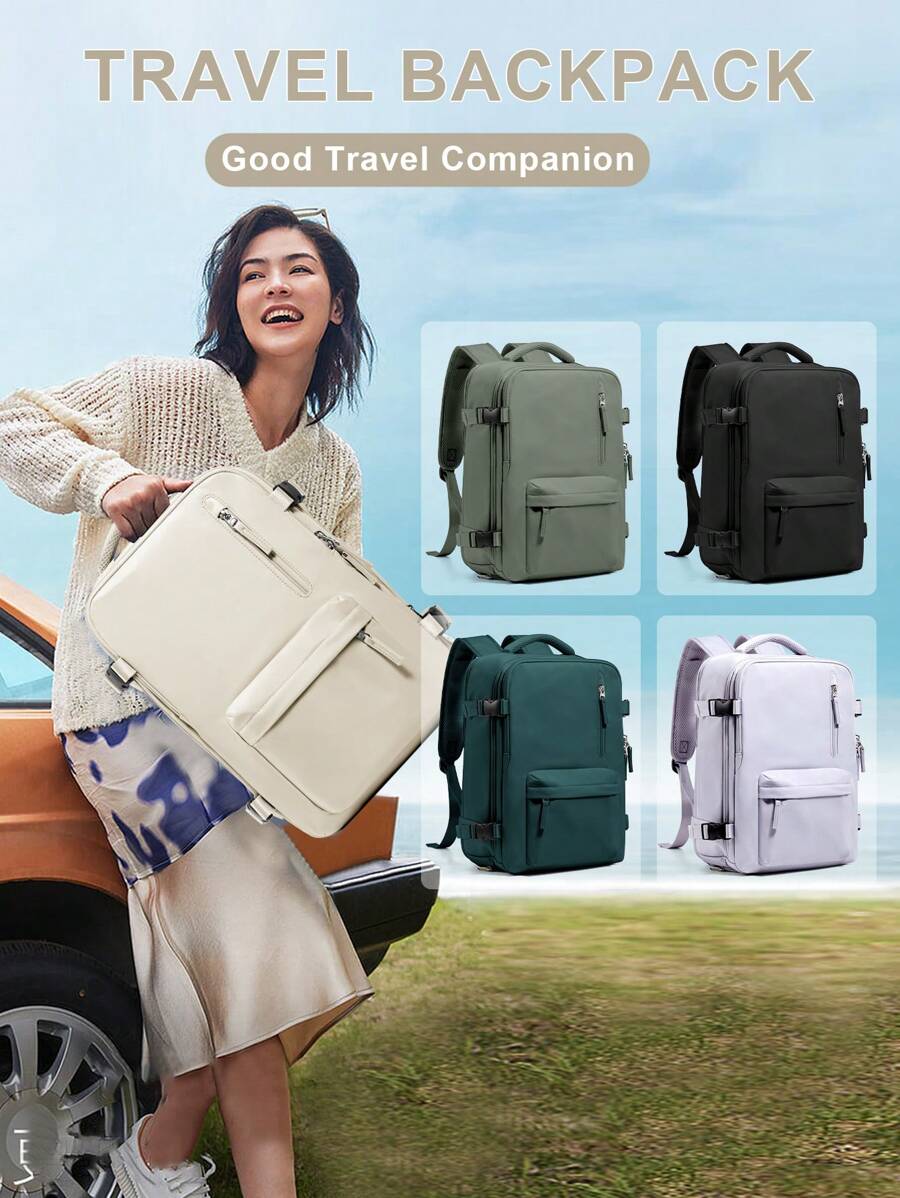 Mochila de viaje resistente al agua con correa ajustable, mochila para ...