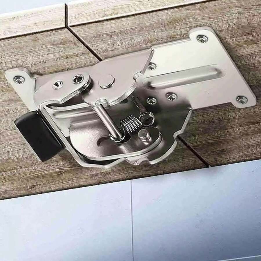 90 Degree Self-Locking Anti-Fold Hinges, Stainless Steel Furniture ...