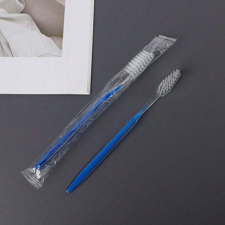 Disposable Adult Toothbrushes – Individually Wrapped Medium-Soft ...