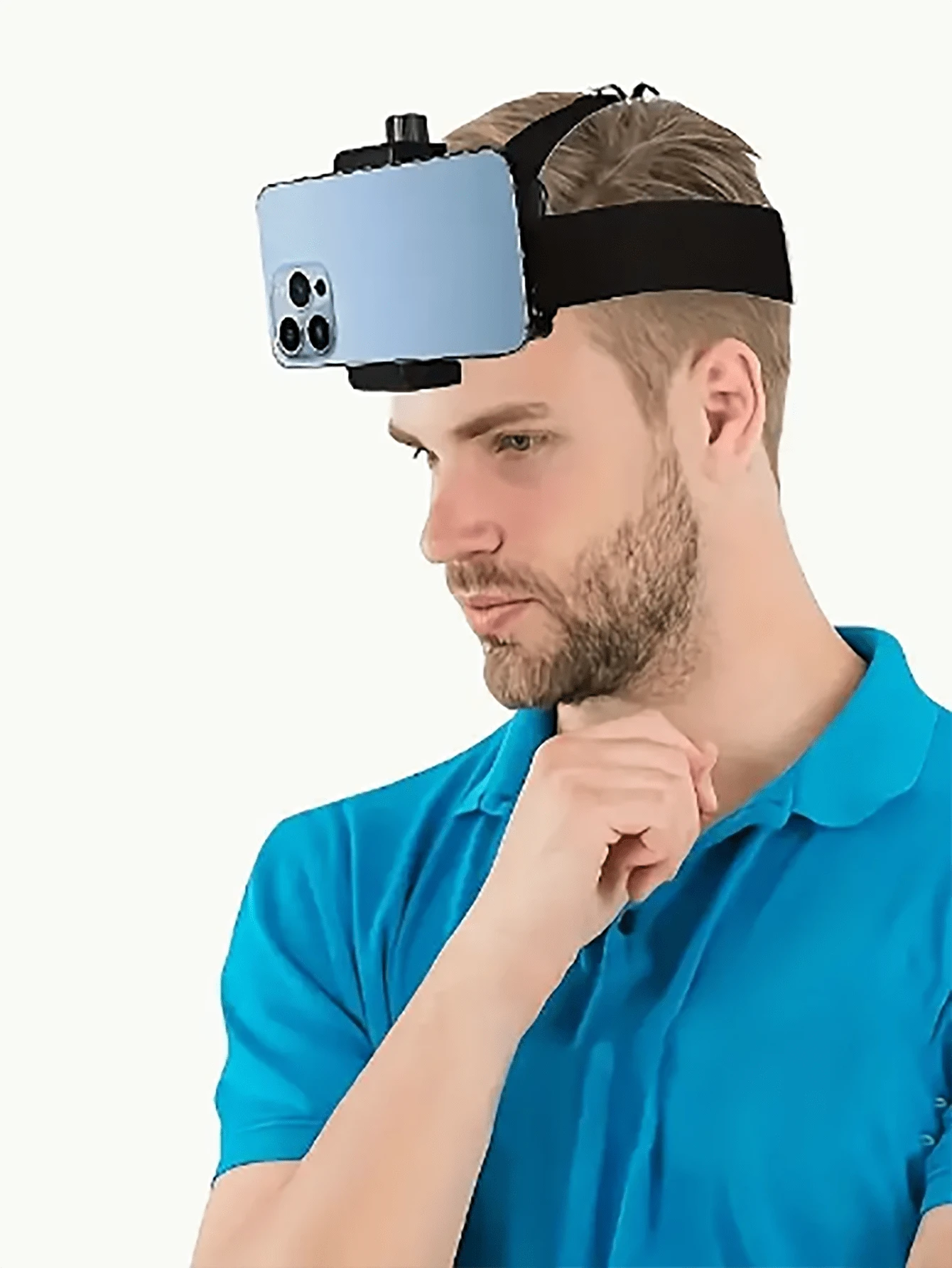 Adjustable Head-Mounted Phone Camera Stand For Live Streaming And Video ...