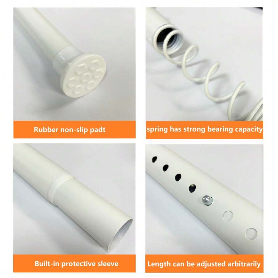 Heavy Duty 2-Tier Double Clothing Rack - Adjustable Freestanding Closet ...