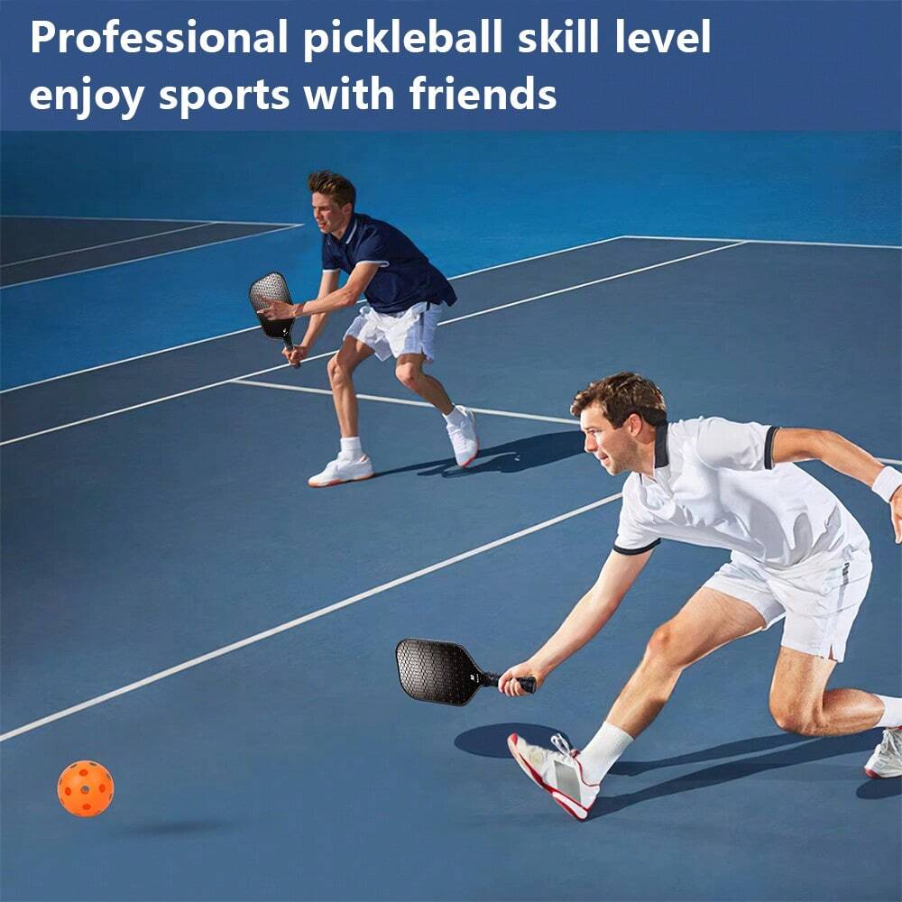 Carbon Fiber T700 Fabric Texture Pickleball Paddle, 16mm Pickleball ...