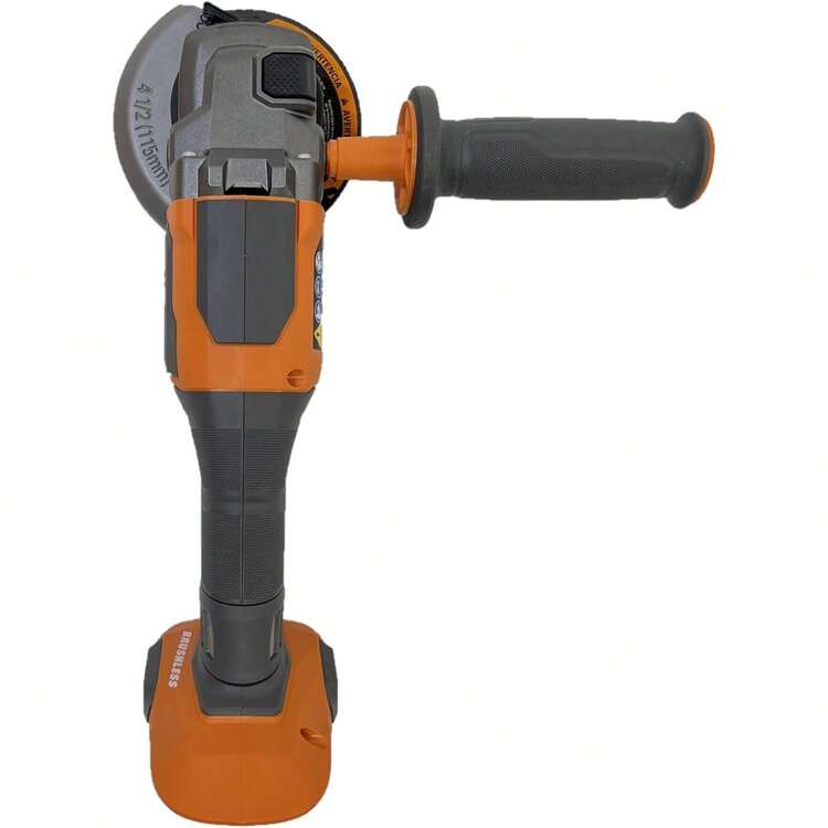 RIDGID 18V Brushless Cordless 4-1/2 In. Paddle Switch Angle Grinder ...