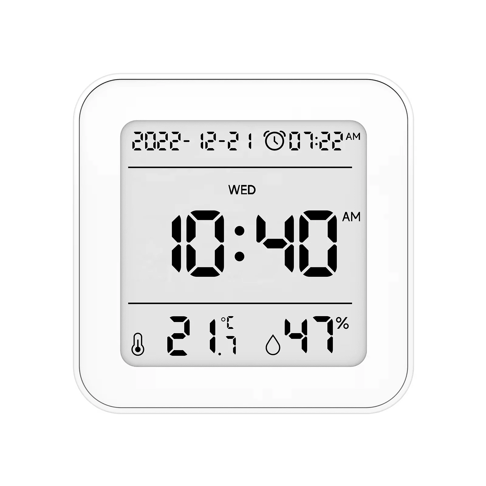 Digital Multi Thermometer Hygrometer Digital Wall Mounted Thermometer ...