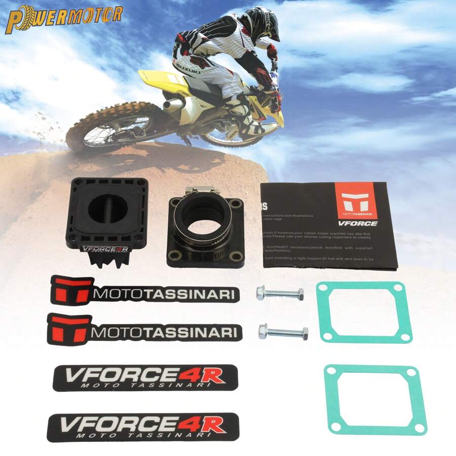 PowerMotor Motorcycle Reed Valve Vforce4 V4R82A-I System Carbon Fiber ...