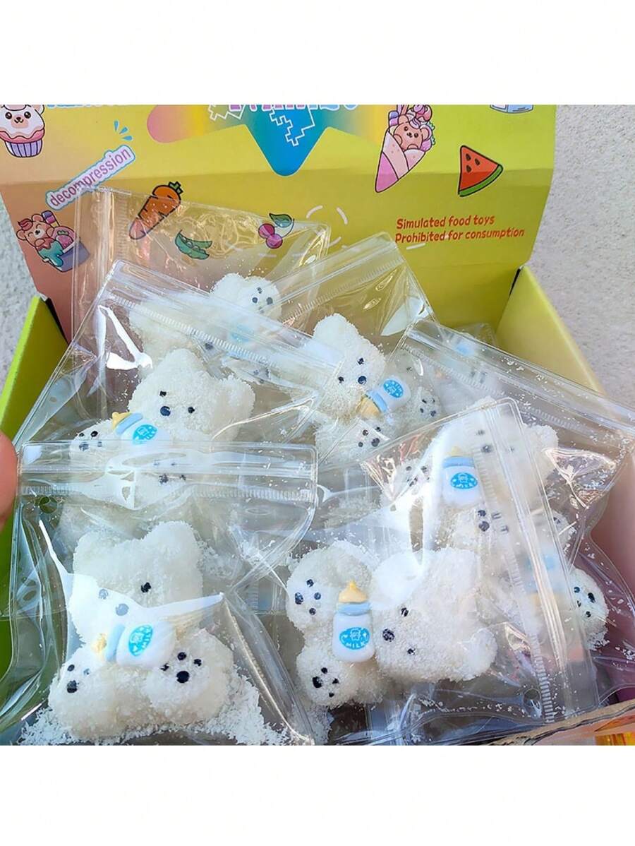 New Shredded Coconut Squishies Transparent Ultra Soft Mushy Stress ...