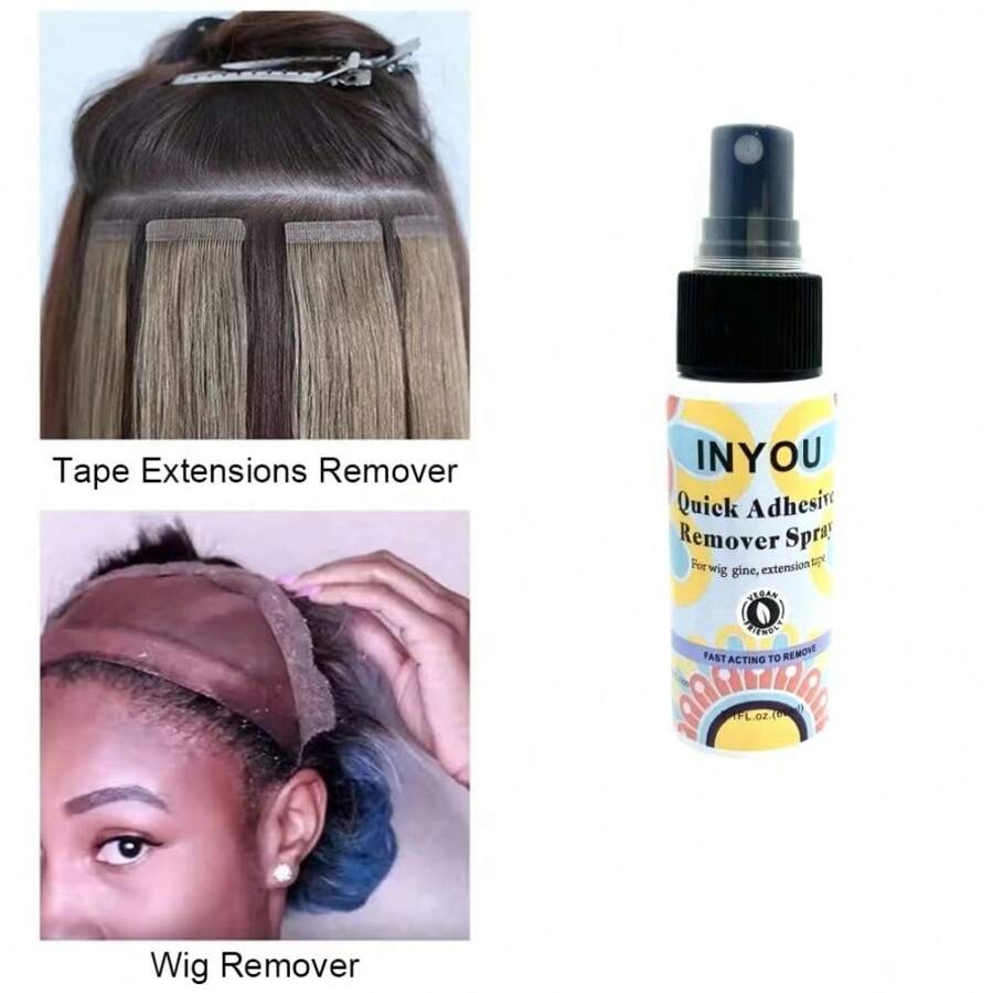 Gentle Lace Wig Removal Spray - Fast Acting, No Residue Formula, Easily ...