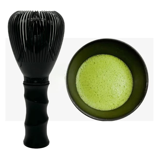 1 pieza Batidor tradicional de matcha reutilizable de resina PP ...