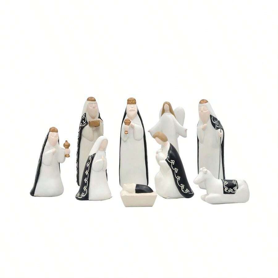 Comfy Hour Faith And Hope Collection Baby Jesus, Holy Family With Angel ...