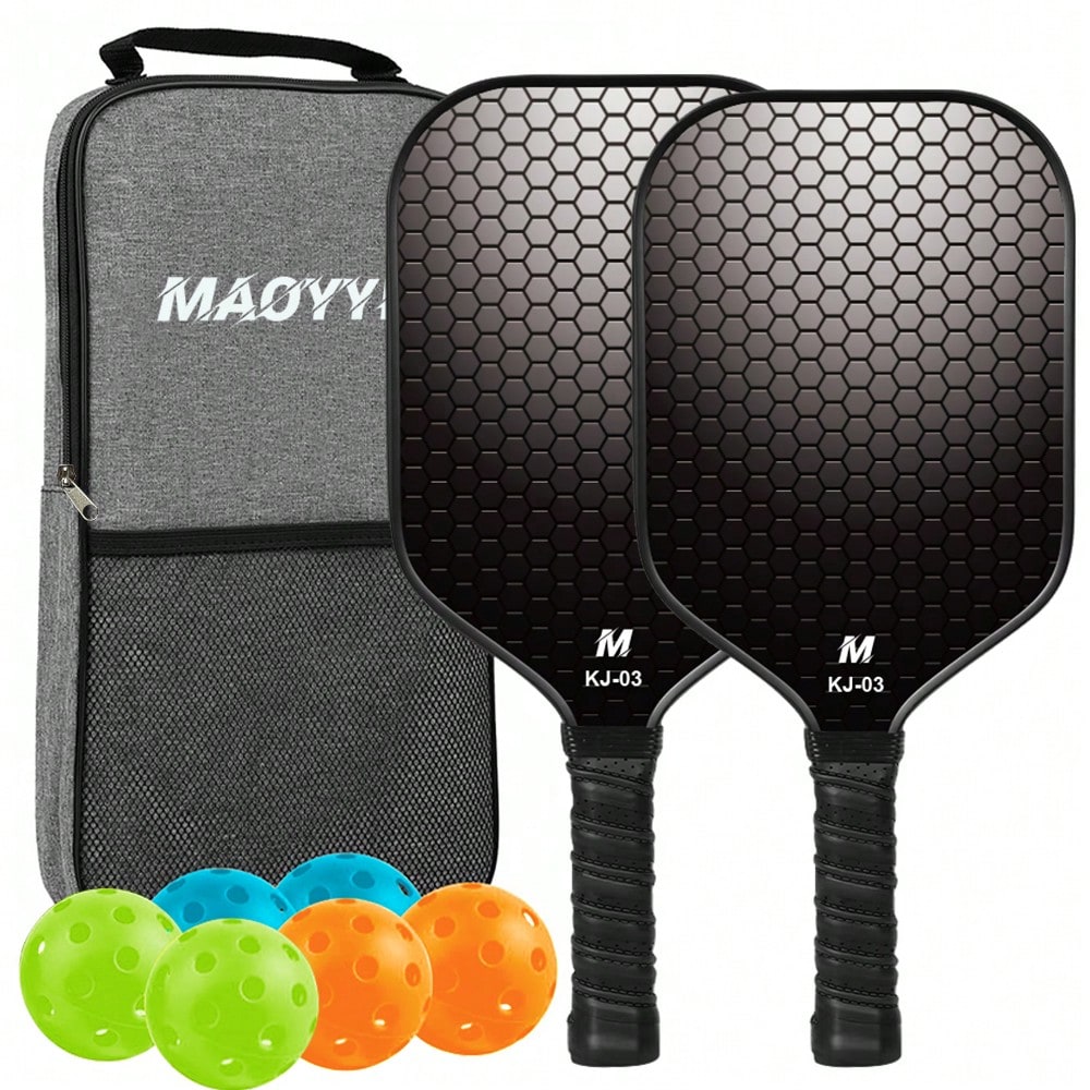 Carbon Fiber T700 Fabric Texture Pickleball Paddle, 16mm Pickleball ...