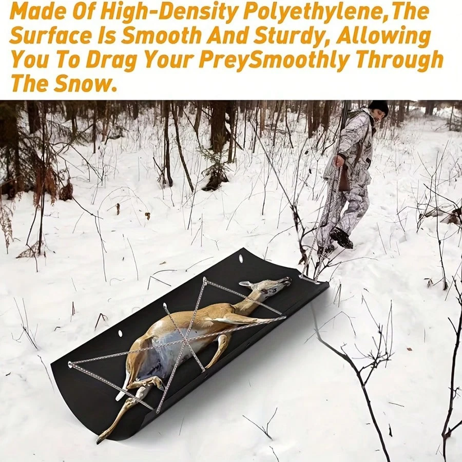 Deer Drag Sled Wearproof Sliding Mat For Ice Fishing Hunting Game ...
