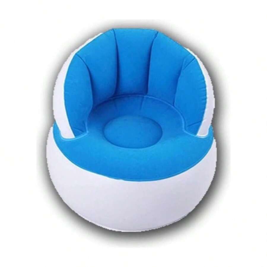 Kinkete Sofá inflable flocado para niños, sillón perezoso individual ...