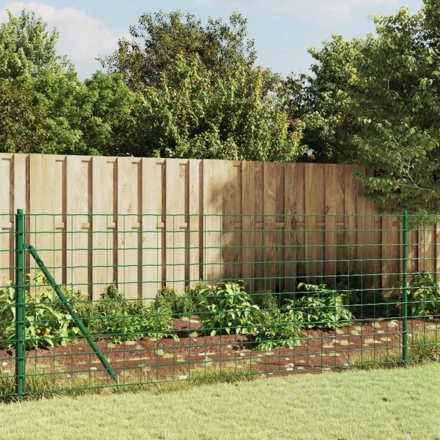 Green Wire Mesh Fence With Flange 1x10 Meter Durable Outdoor Barrier ...