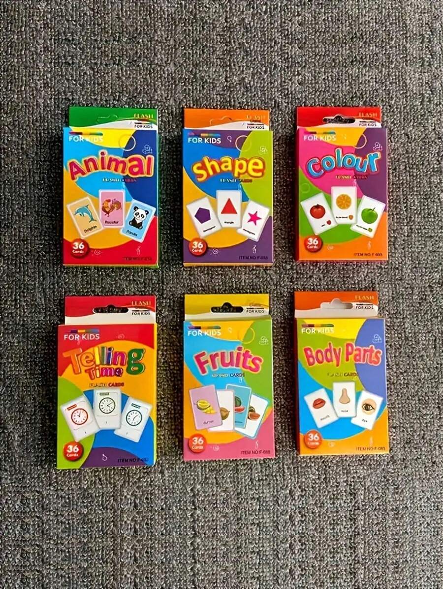 216 Toddler Flashcards, Alphabet Flashcards, Animals, Fruits, Colors ...