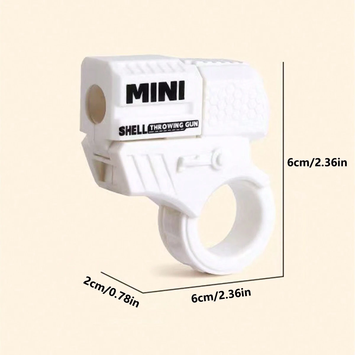 New Mini Finger Stress Relieving Rotating Turret Style Spinning Gun Toy ...