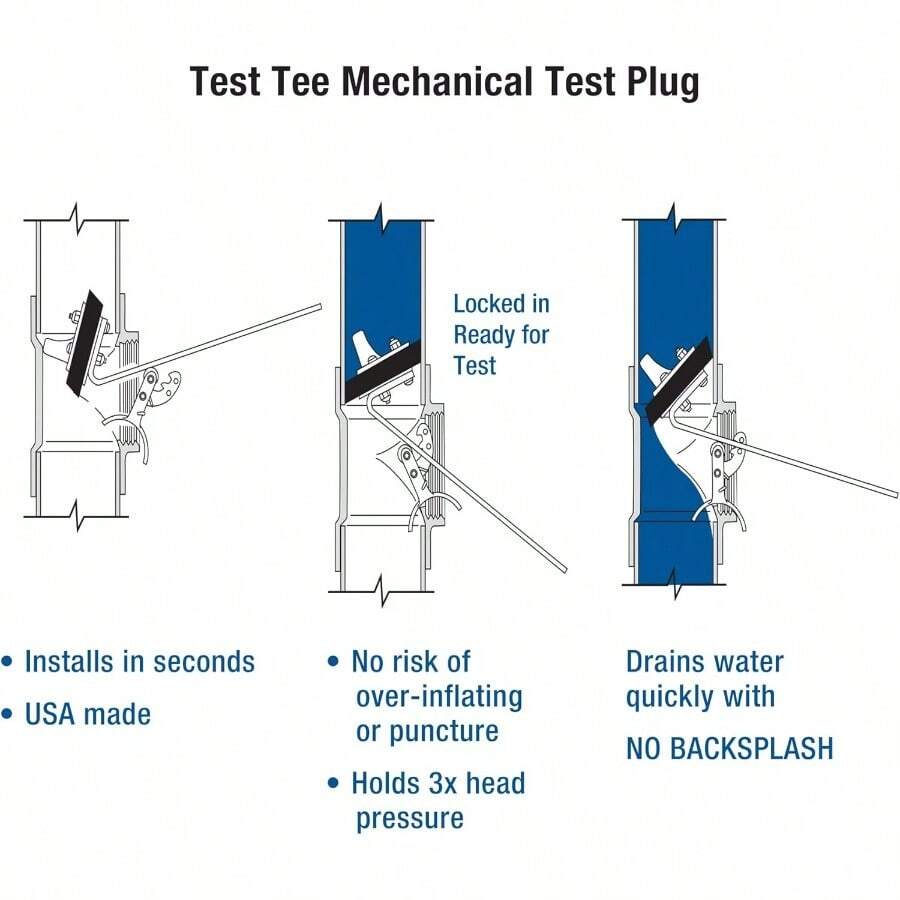 TTMP-10WF Mechanical Test Plug With Water Fill Feature, 10 Inch | SHEIN USA