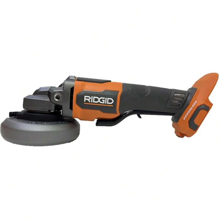 RIDGID 18V Brushless Cordless 4-1/2 In. Paddle Switch Angle Grinder ...